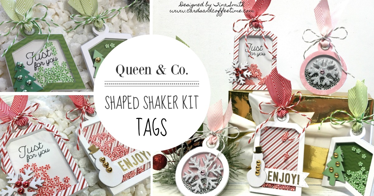 Queen & Co. Shaped Shaker Kit Tags | Cards and Coffee Time