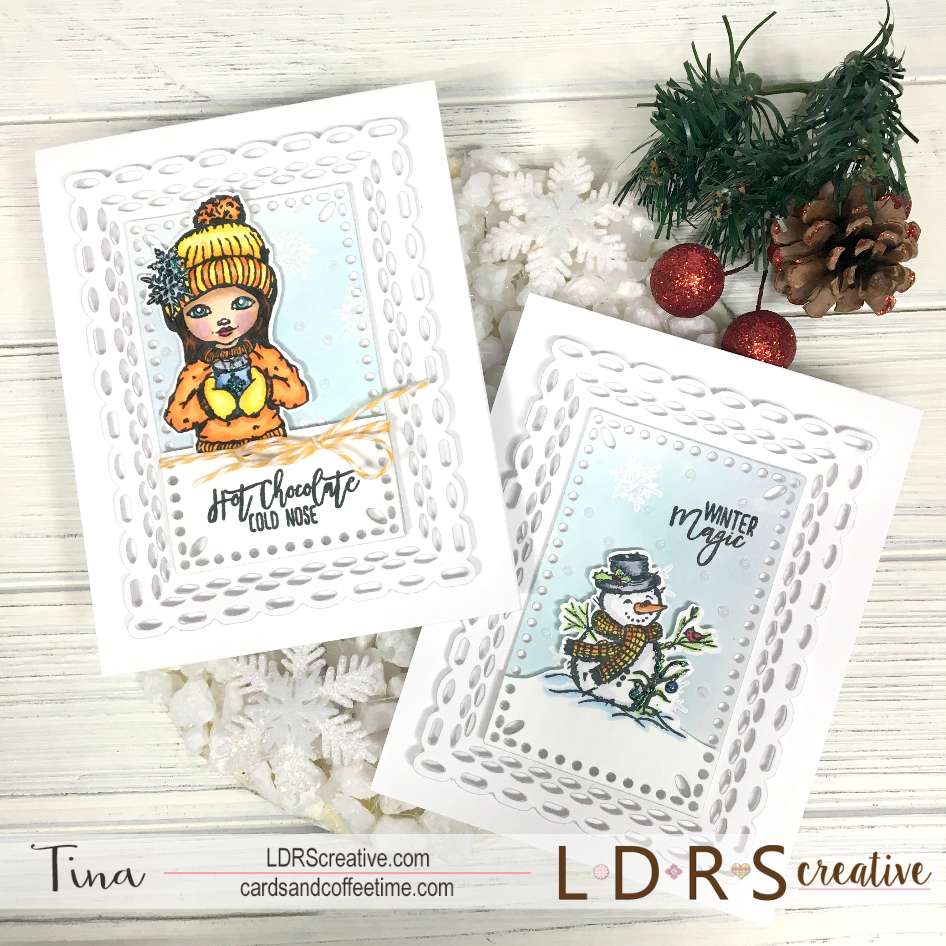 LDRS Creative – Hot Chocolate | Cards and Coffee Time