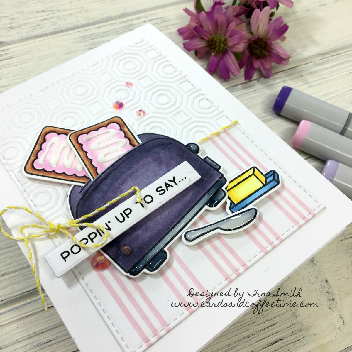 Try It Out Tuesday – Lawn Fawn Let’s Toast | Cards and Coffee Time