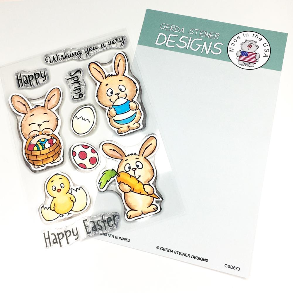 Gerda Steiner Designs – Easter Bunnies | Cards and Coffee Time