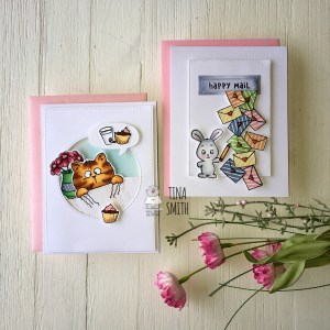 Gerda Steiner Designs – On the Table -Happy Mail Bunny | Cards and Coffee Time