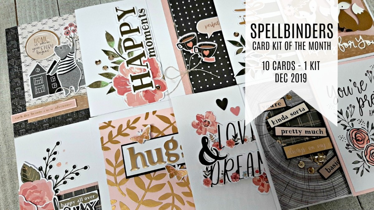Spellbinders Card Kit of the Month – Dec 2019 | Cards and Coffee Time