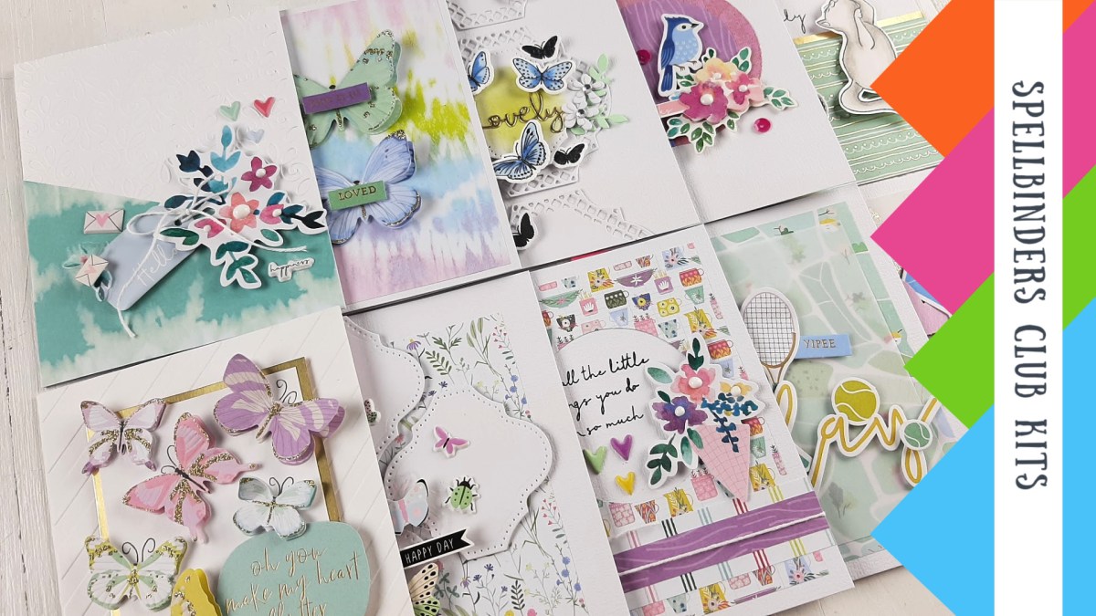 Spellbinders – Card Kit of the Month May 2020 | Cards and Coffee Time