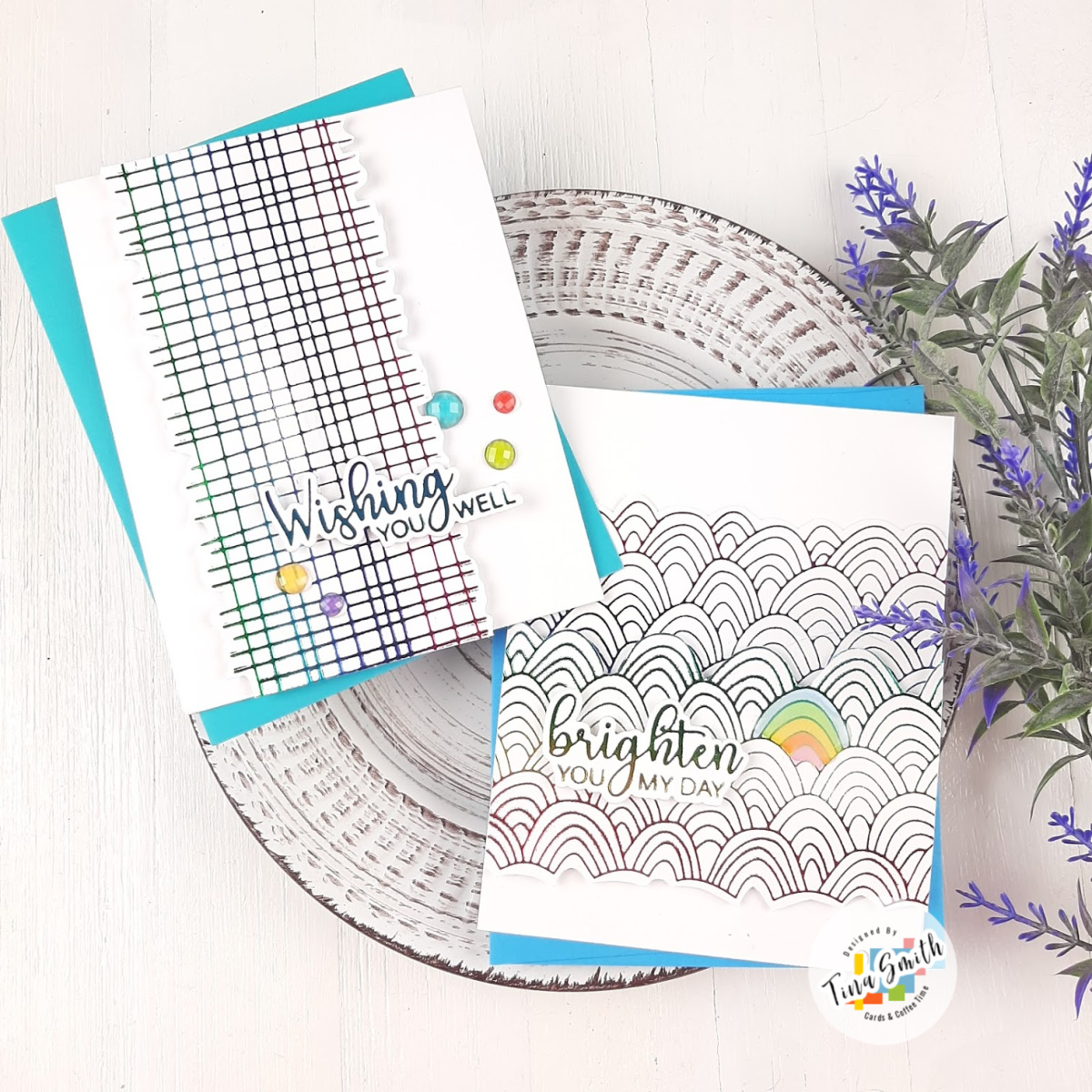 Spellbinders | Glimmer Background Collection | Cards and Coffee Time