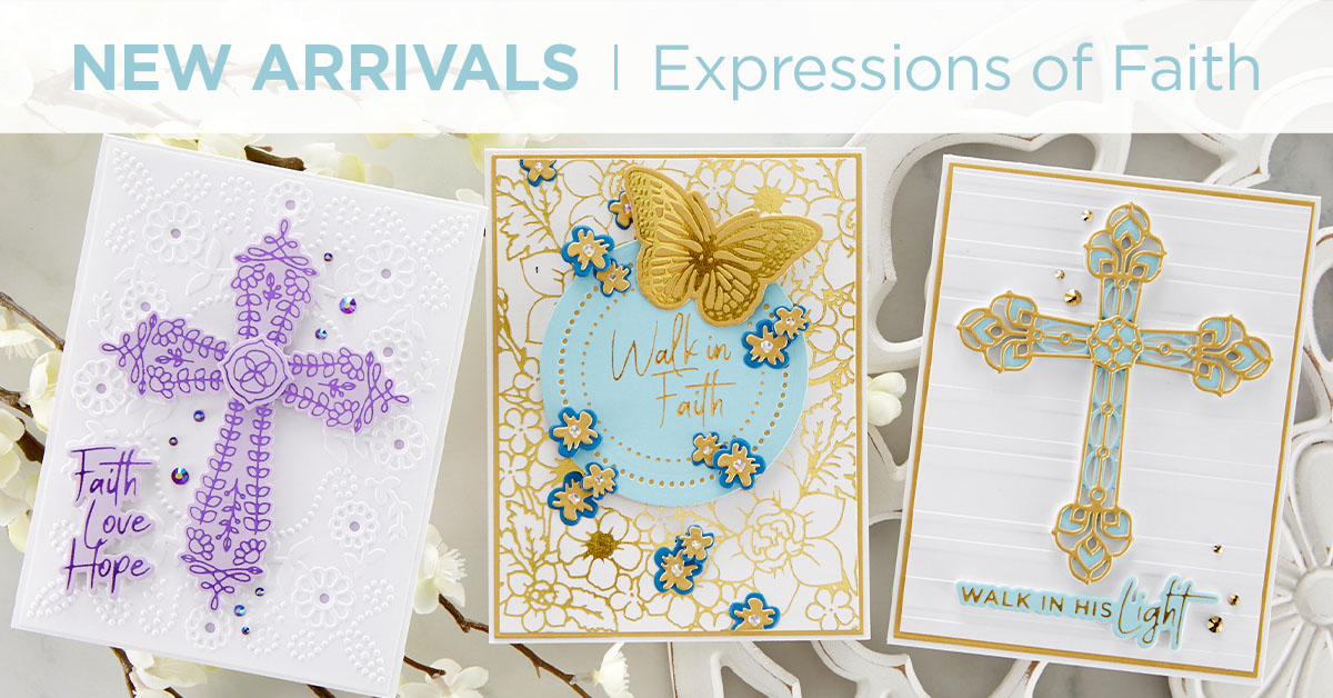 Spellbinders – Gleaming Cross | Cards and Coffee Time