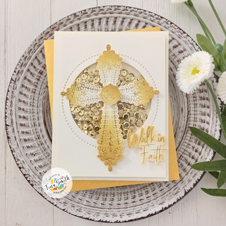 Spellbinders – Gleaming Cross | Cards and Coffee Time