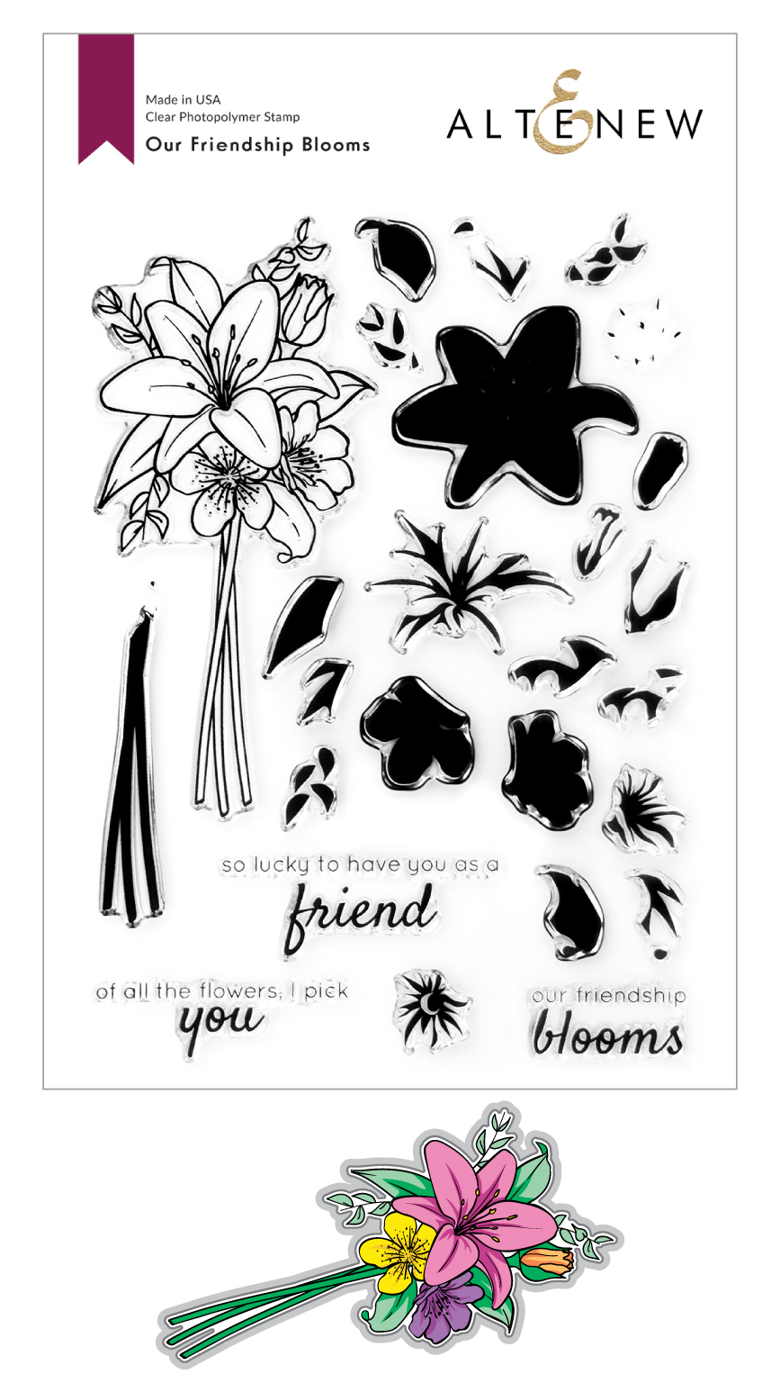 Altenew Love & Friendship Stamps/Dies/Stencils/Embossing Folders ...