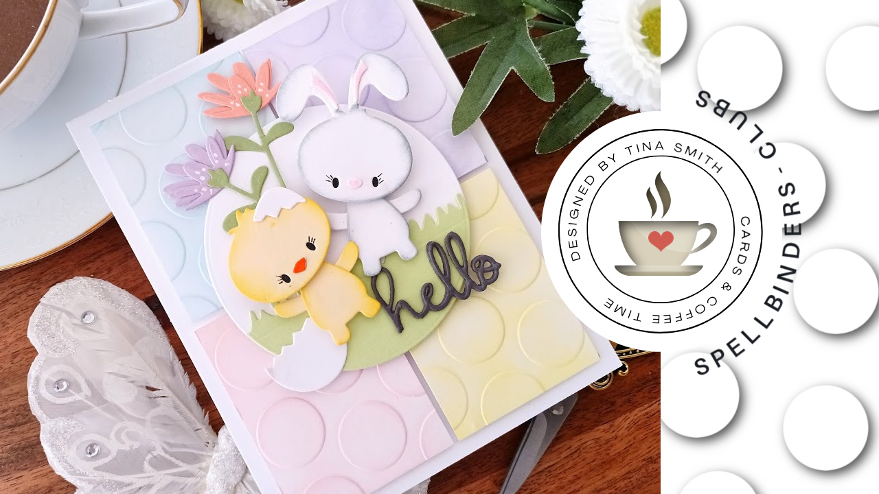 Spellbinders Large Die of the Month March 2021 | Cards and Coffee Time