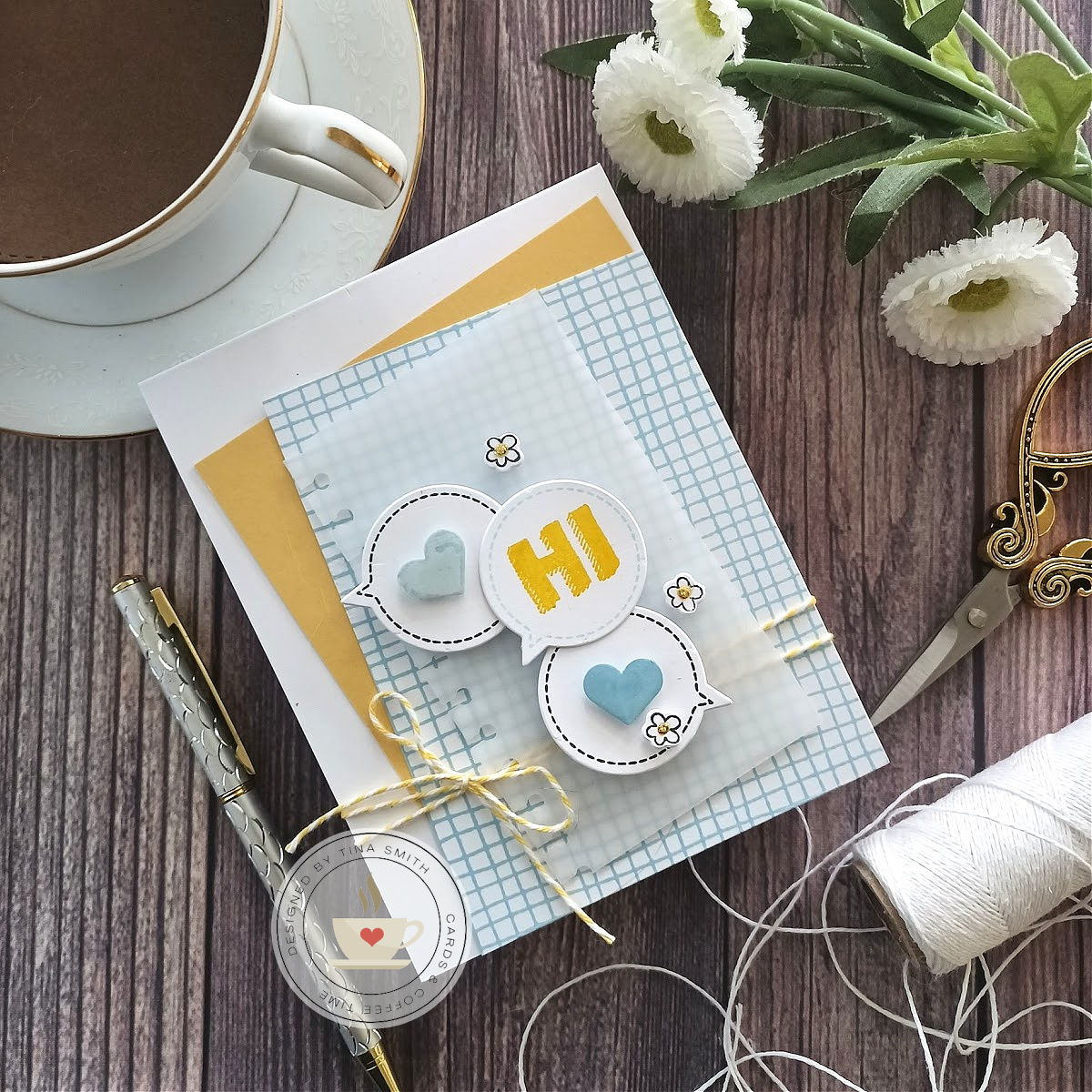 Try It Out Tuesday | Speech Bubbles | Cards and Coffee Time