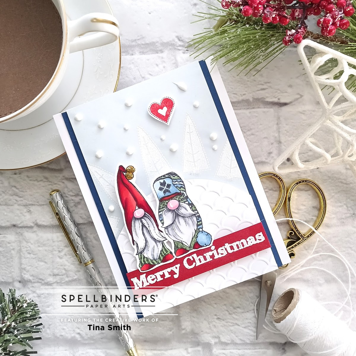 Spellbinders | Be Merry Collection | Cards and Coffee Time