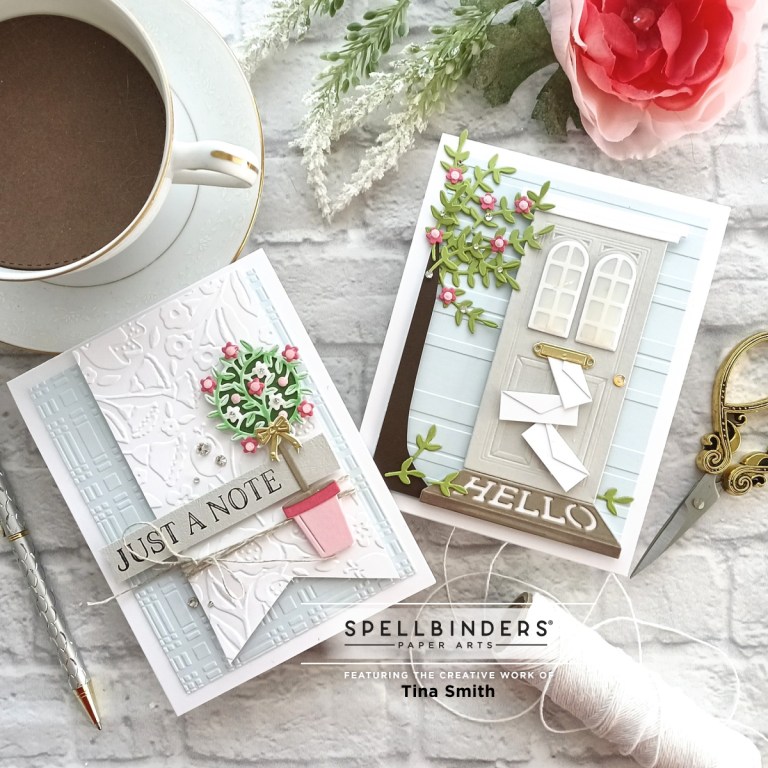 Spellbinders | Open House Collection | Cards and Coffee Time
