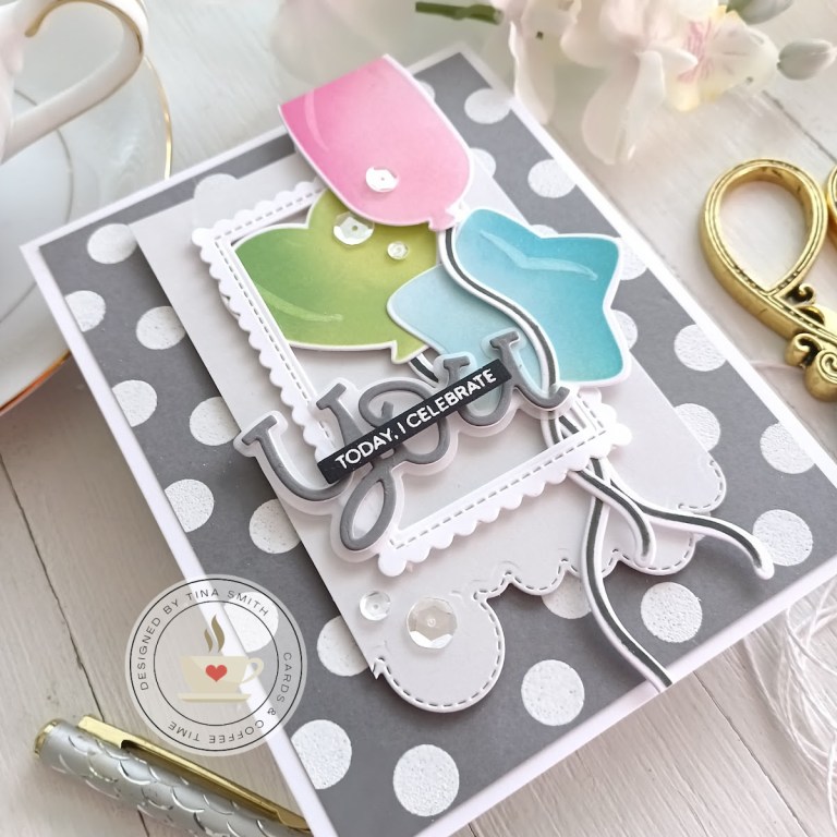 Try It Out Tuesday | Balloons & Big Dots | Cards and Coffee Time