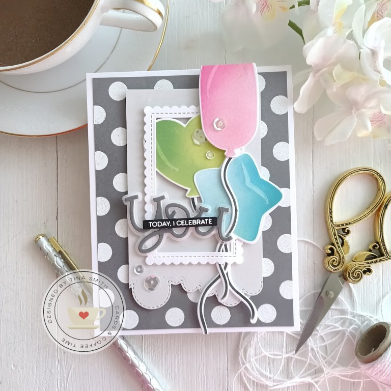 Try It Out Tuesday | Balloons & Big Dots | Cards and Coffee Time