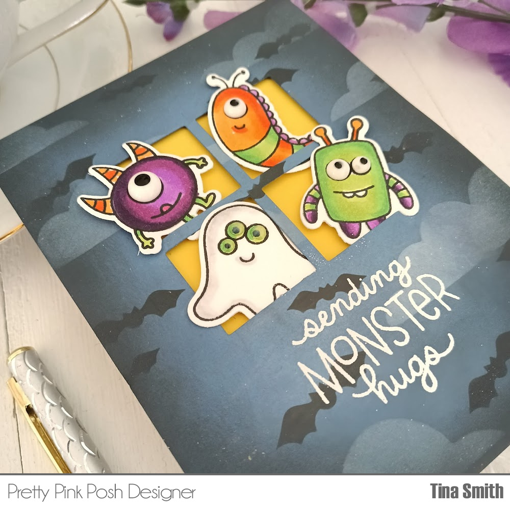 Pretty Pink Posh – Monster Hugs | Cards and Coffee Time