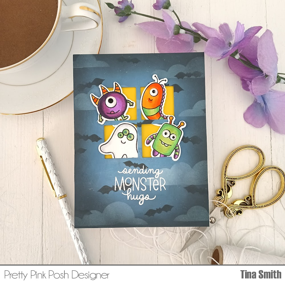 Pretty Pink Posh – Monster Hugs | Cards and Coffee Time
