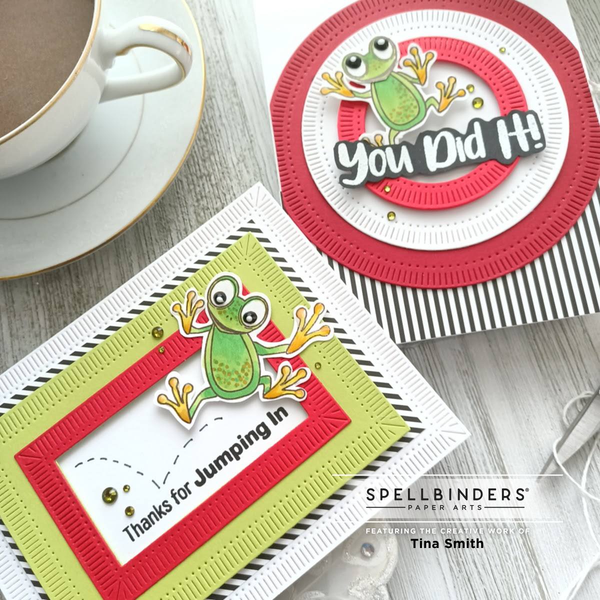 Spellbinders | Fluted Classics Collection | Cards and Coffee Time