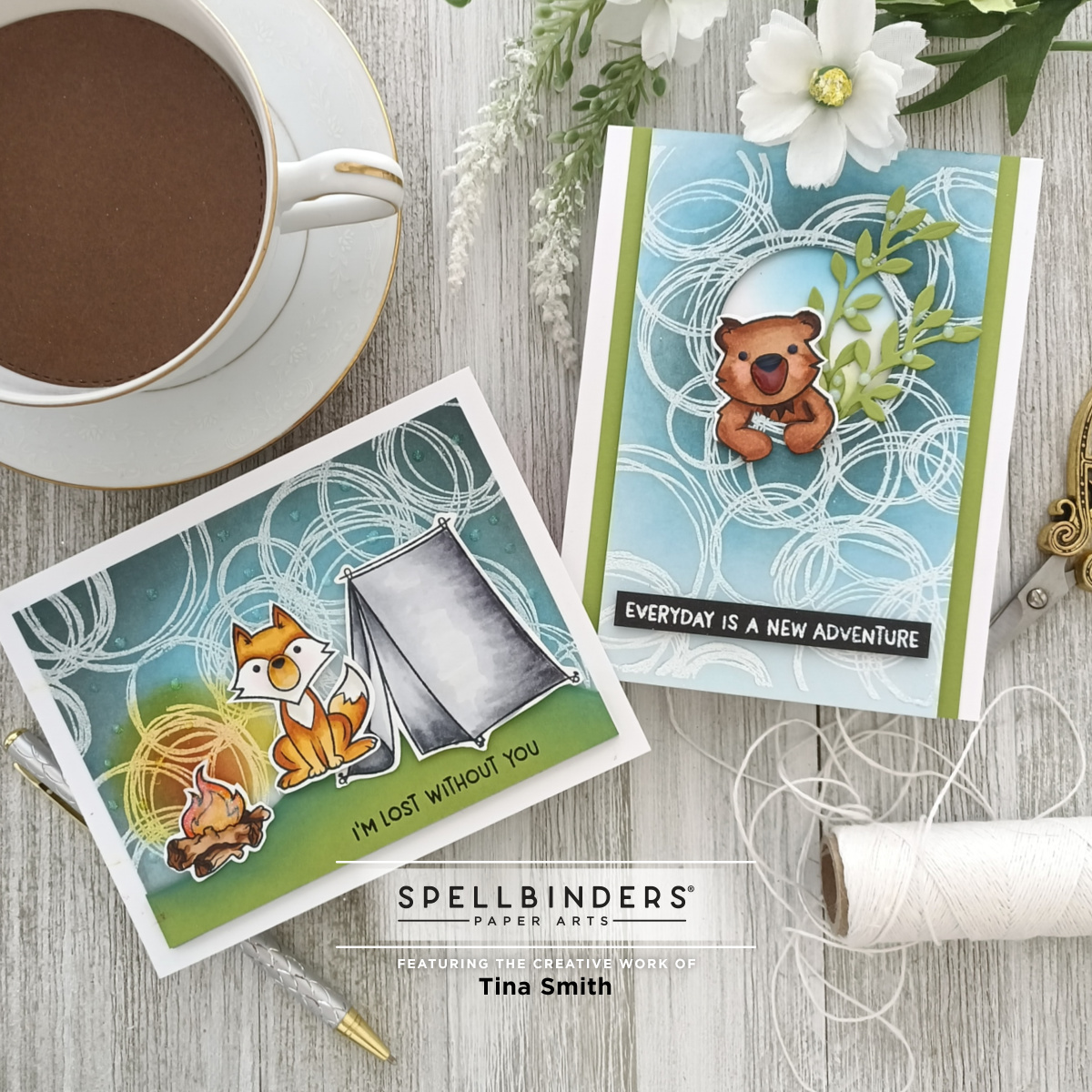 Spellbinders | Cardmaker III Collection | Cards and Coffee Time