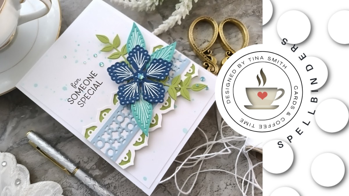 Spellbinders | Spring Into Stitching | Cards and Coffee Time