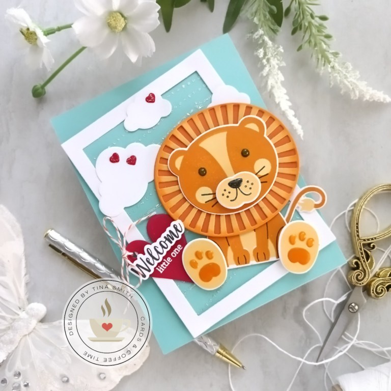 Papertrey Ink #8 – Build-A-Lion | Cards and Coffee Time