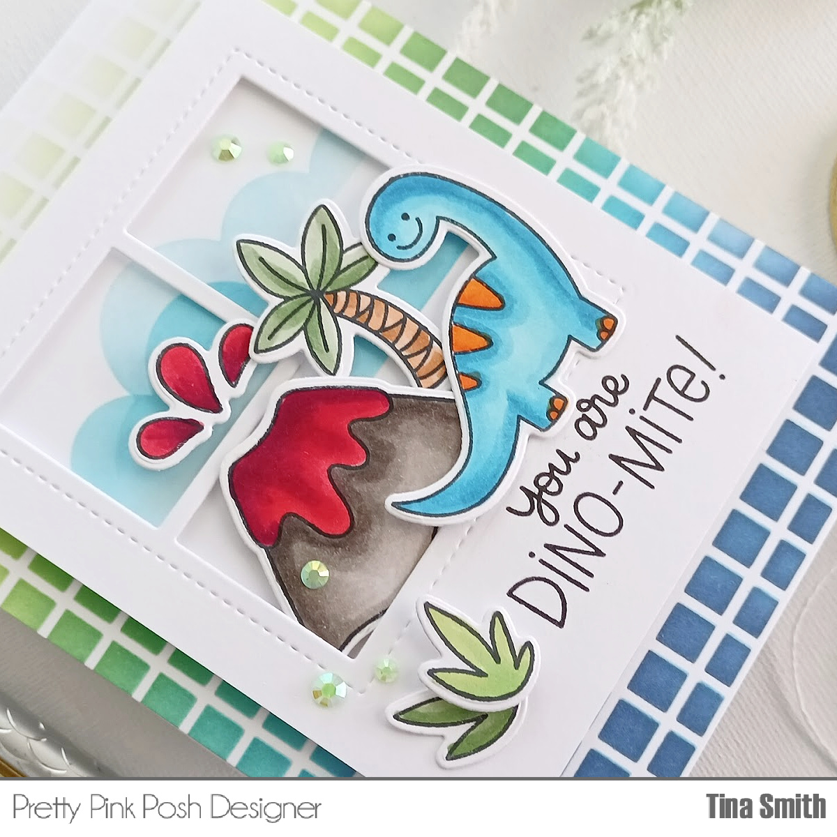 Pretty Pink Posh – Dinosaur Friends | Cards and Coffee Time