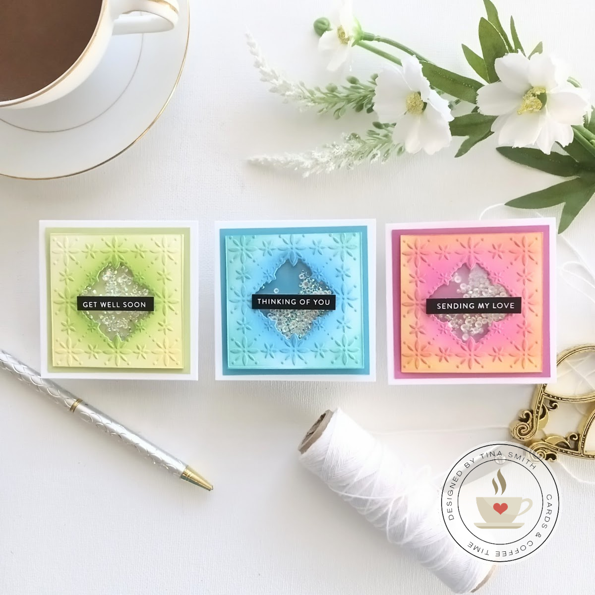 Simon Says Stamp – Pinpoint Starlet | Cards and Coffee Time