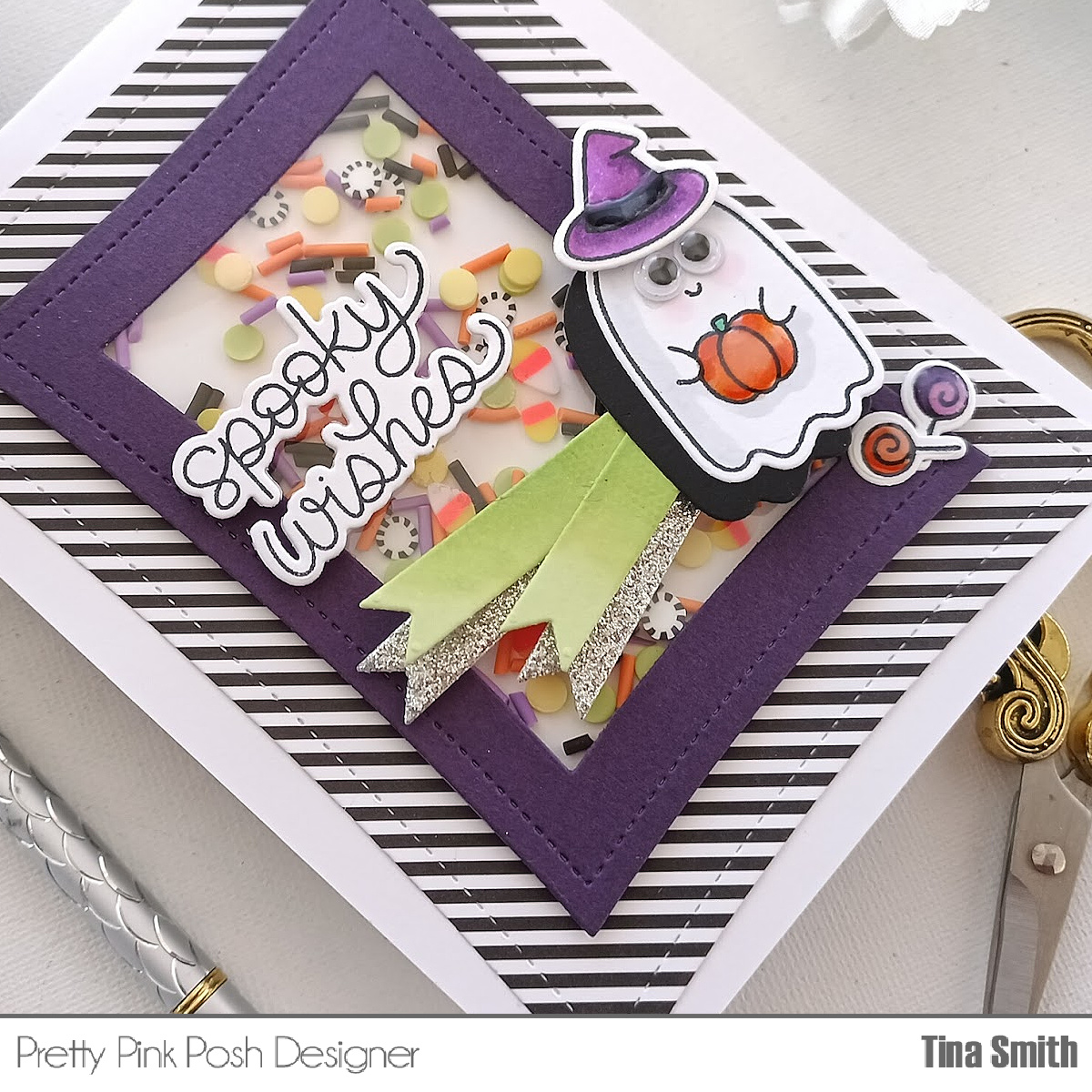Pretty Pink Posh – Ghost Friends | Cards and Coffee Time