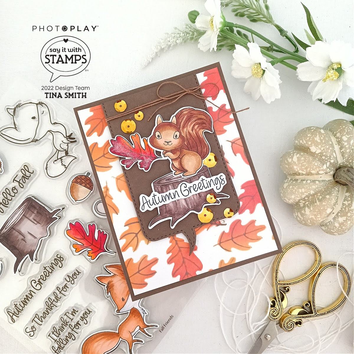 Photoplay – Hello Fall | Cards and Coffee Time