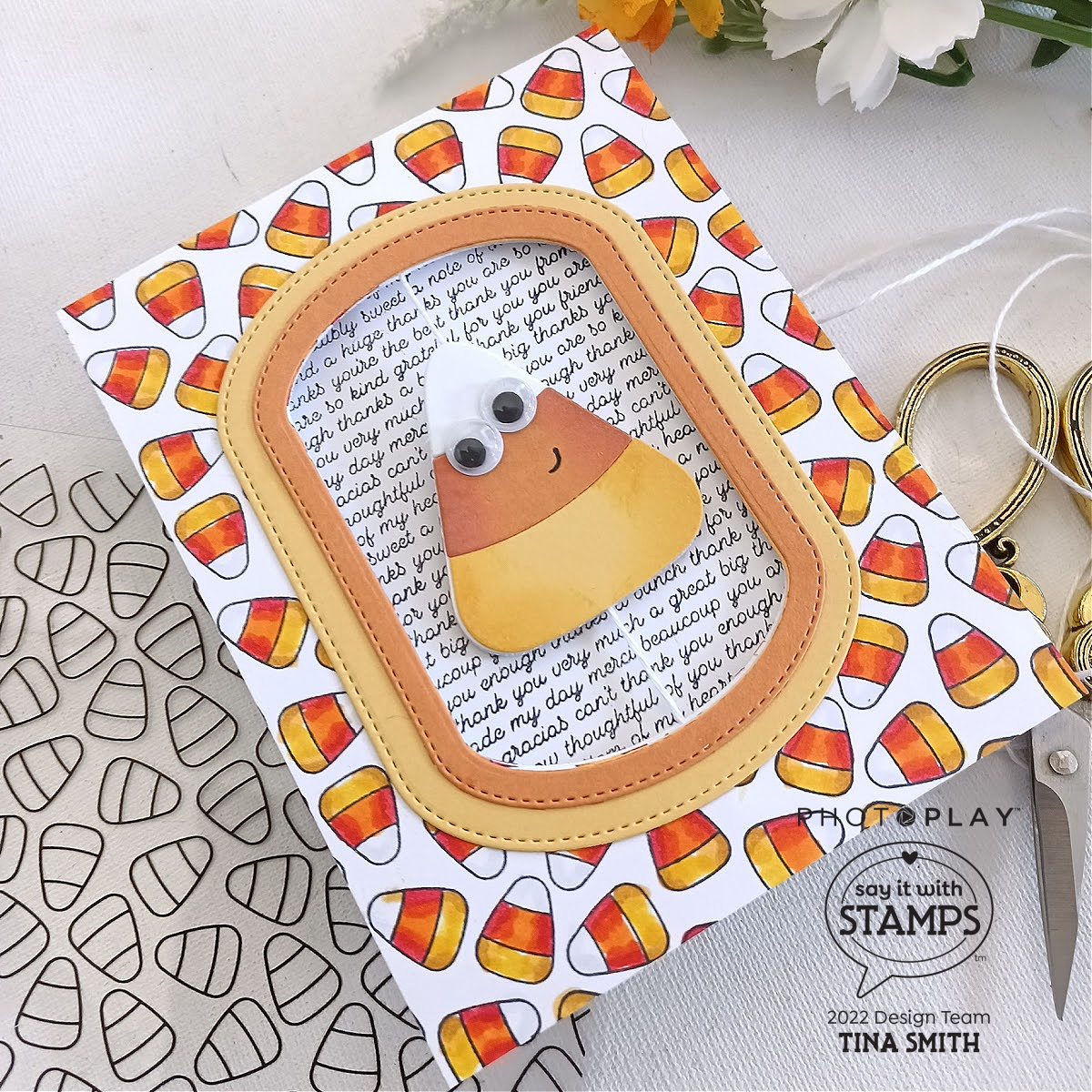 Photoplay – Candy Corn Spinner | Cards and Coffee Time
