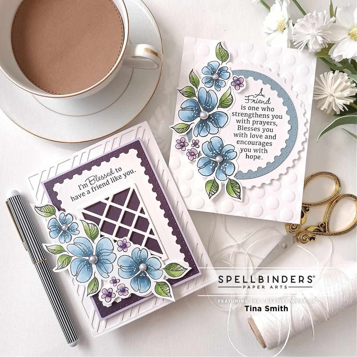 Try It Out Tuesday | Spellbinders – Postage Edge | Cards and Coffee Time