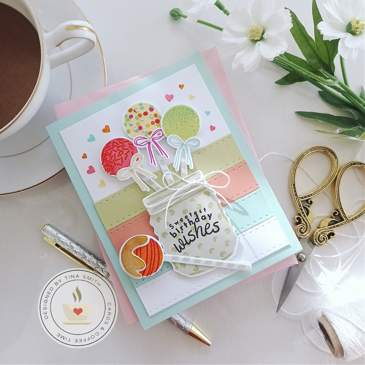 Papertrey Ink – Birthday Pops | Cards and Coffee Time