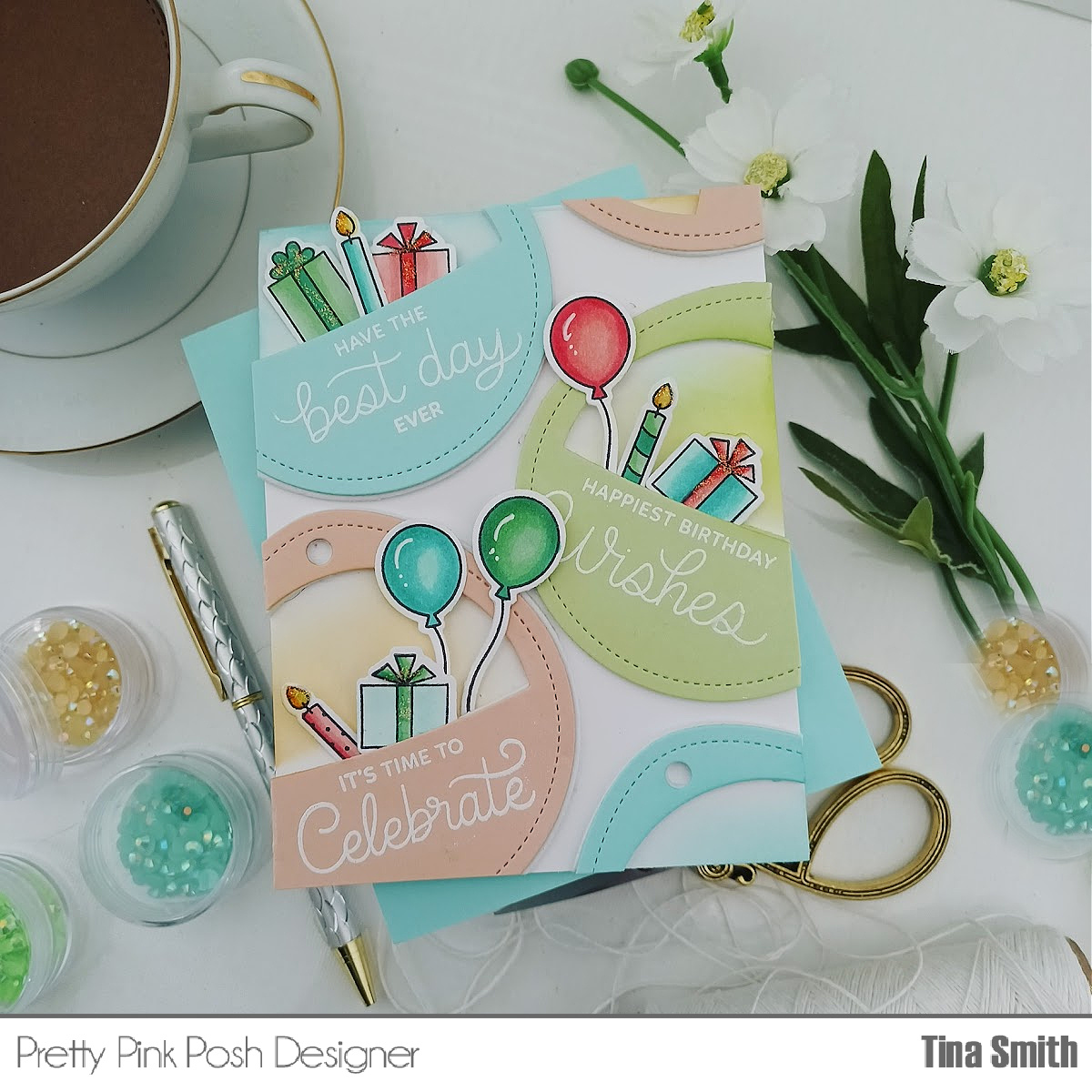Pretty Pink Posh – Birthday Sentiments | Cards and Coffee Time