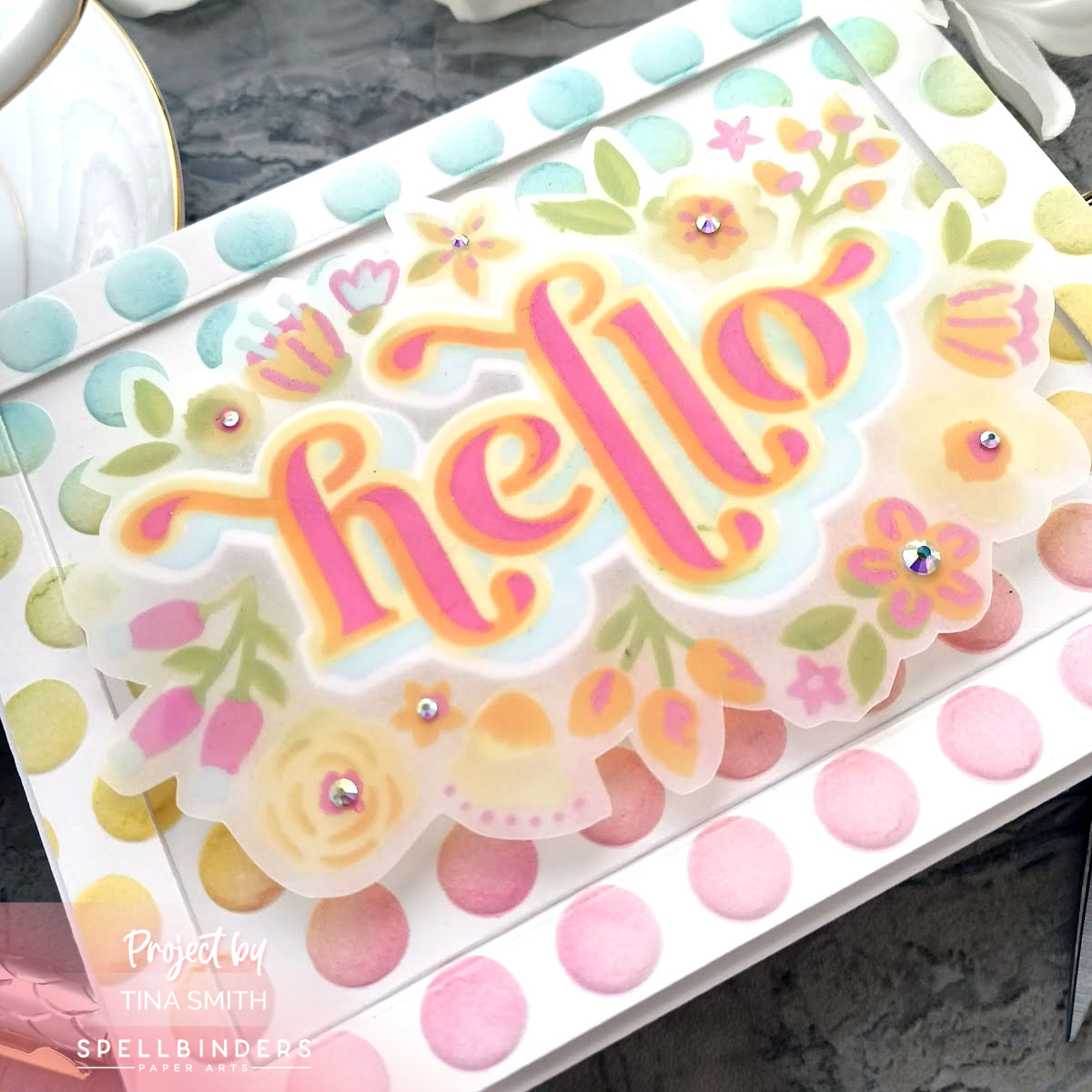 Spellbinders | Layered Stencils Collection | Cards and Coffee Time