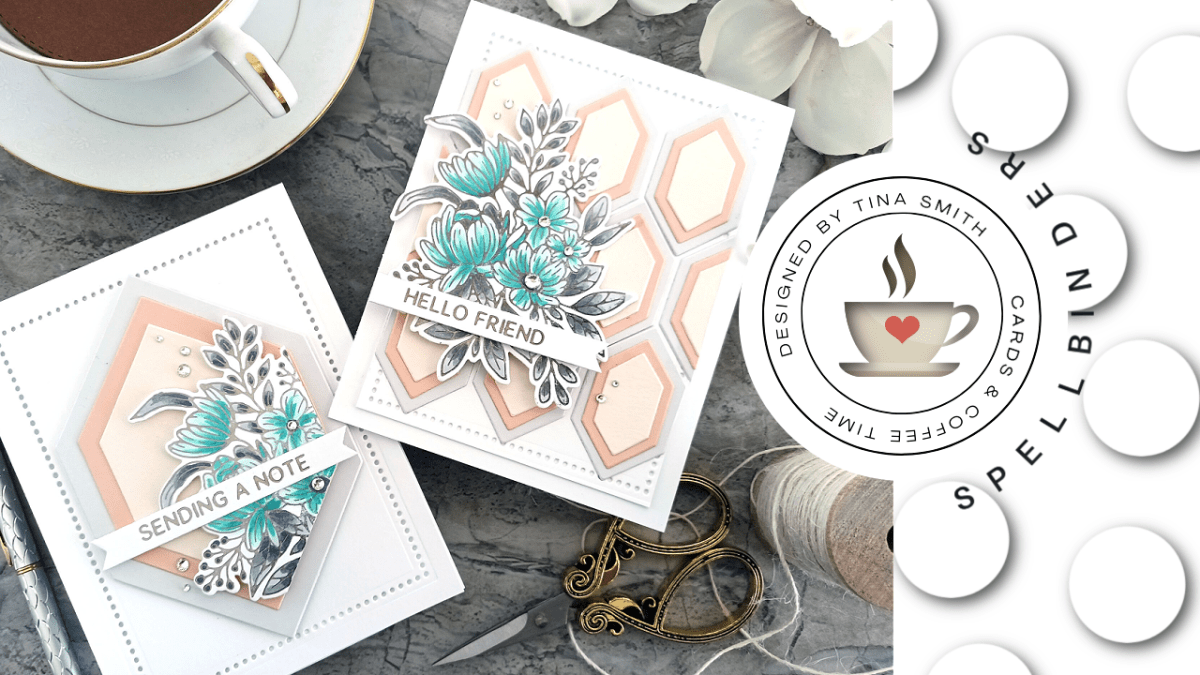 Spellbinders | Hexi-Gems Collection | Cards and Coffee Time