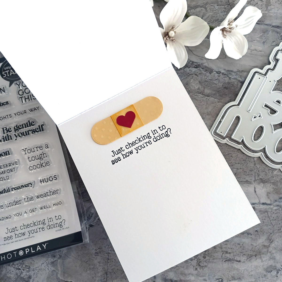 Photoplay Paper – Inside Out: Get Well | Cards and Coffee Time