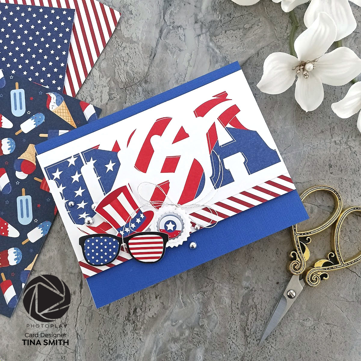 Photoplay Paper – Land That I Love | Cards and Coffee Time