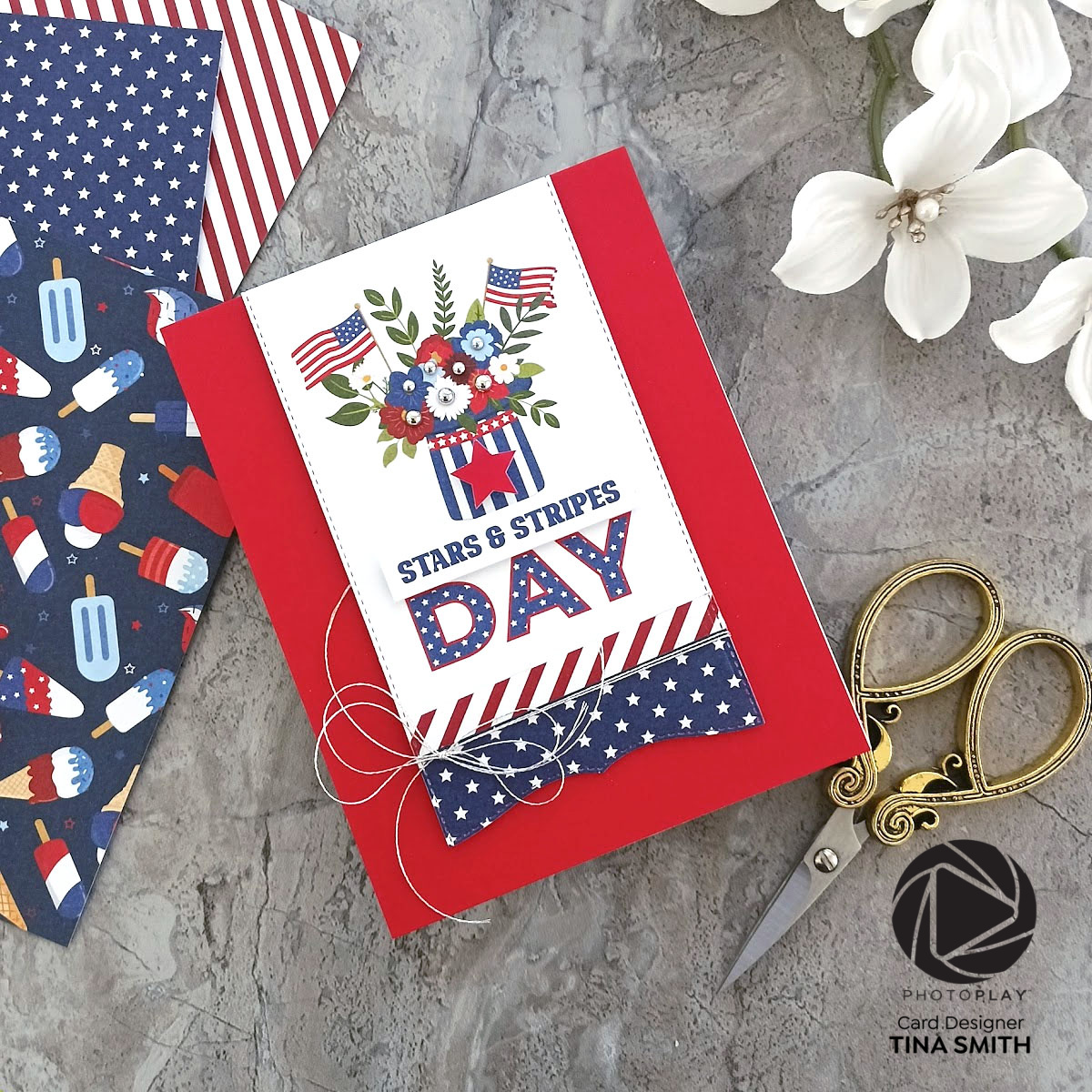 Photoplay Paper – Land That I Love | Cards and Coffee Time