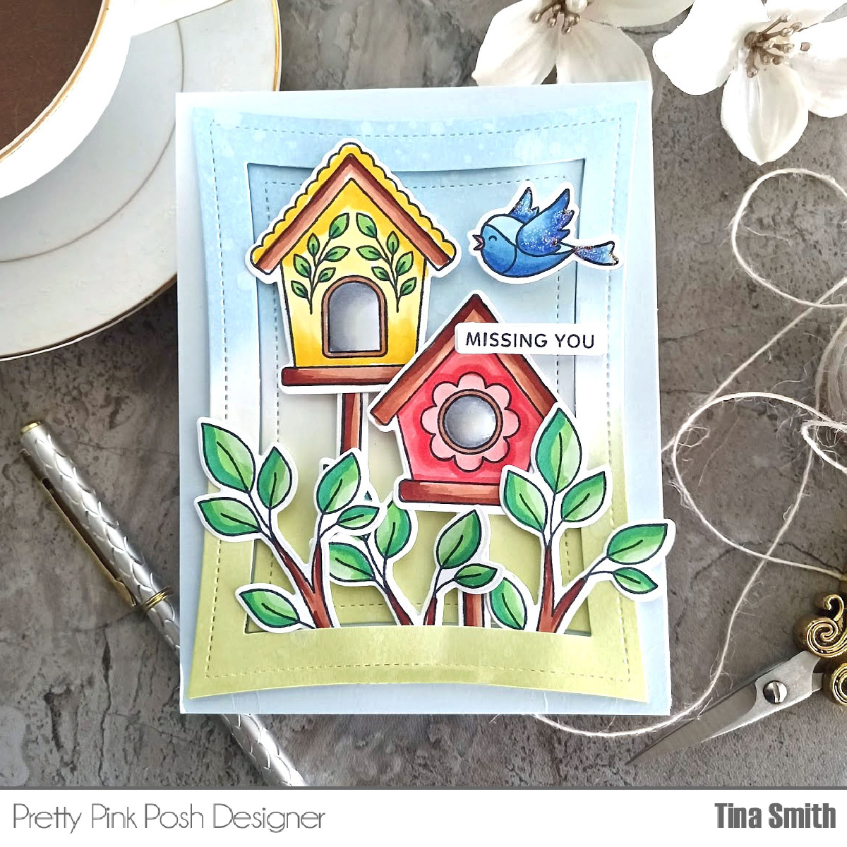 Try It Out Tuesday – Spring Birdhouses | Cards and Coffee Time