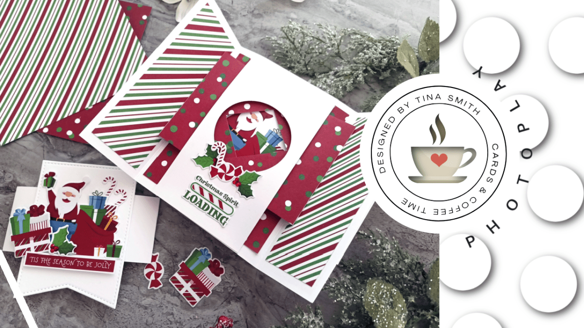 Photoplay Paper – Santa, Please Stop Here | Cards and Coffee Time