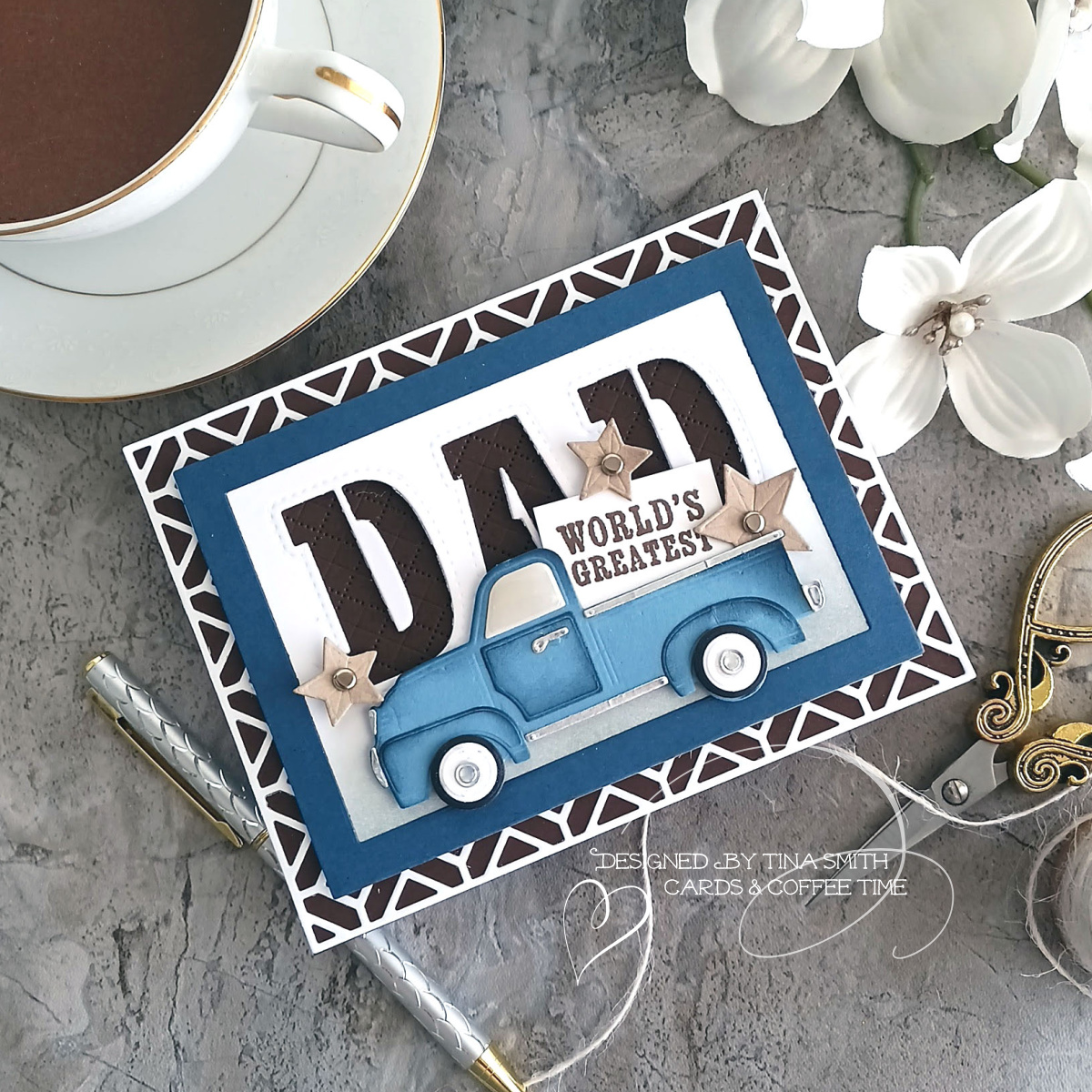 Try It Out Tuesday – My Dad | Cards and Coffee Time