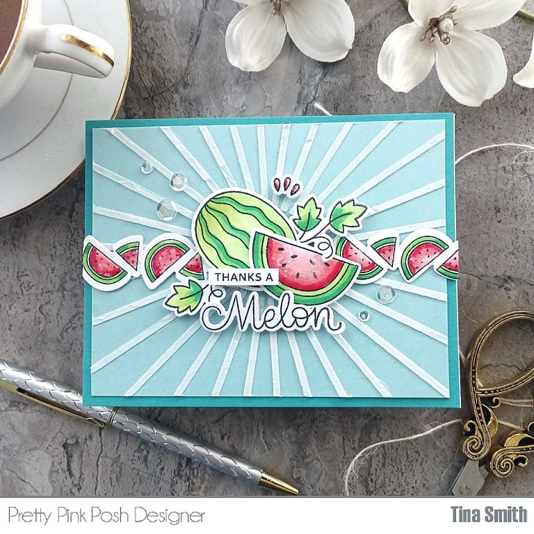 Pretty Pink Posh – Watermelon | Cards and Coffee Time