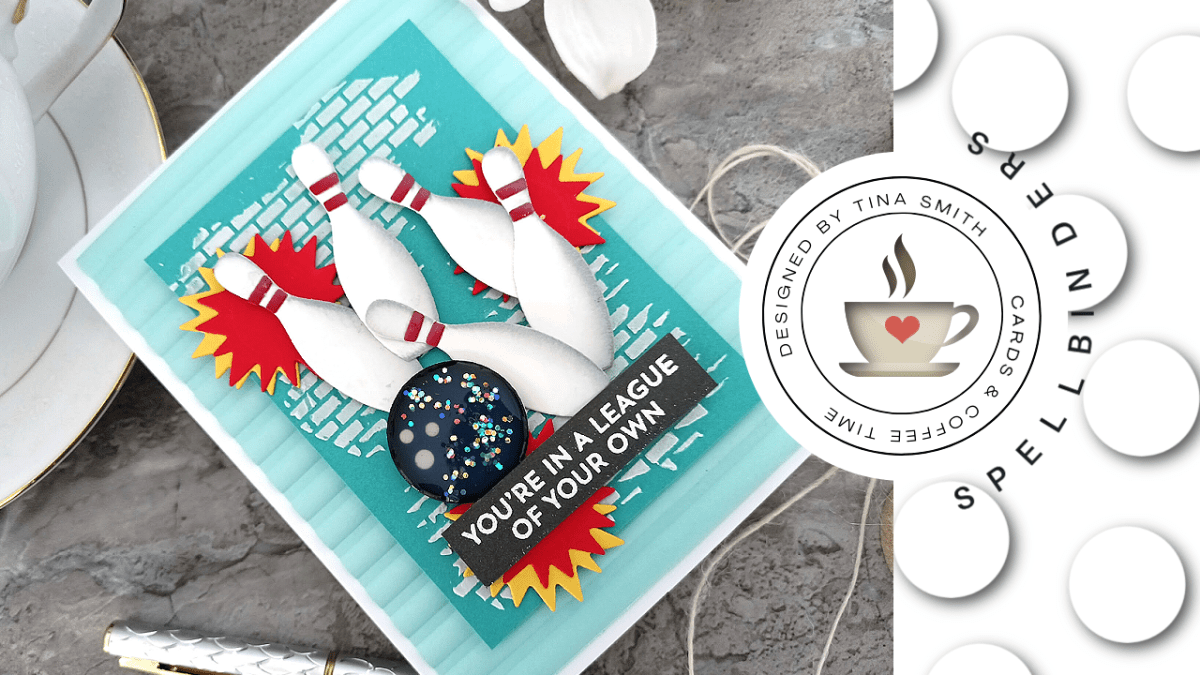 Spellbinders | Game Day Collection | Cards and Coffee Time