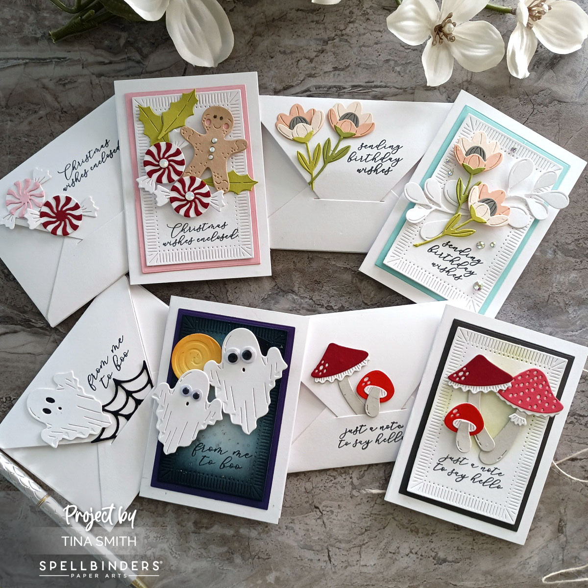 Spellbinders | Envelope of Wonder Collection | Cards and Coffee Time