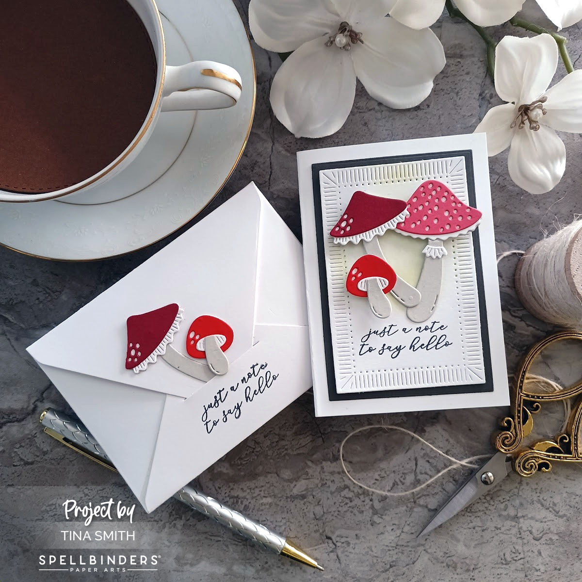 Spellbinders | Envelope of Wonder Collection | Cards and Coffee Time