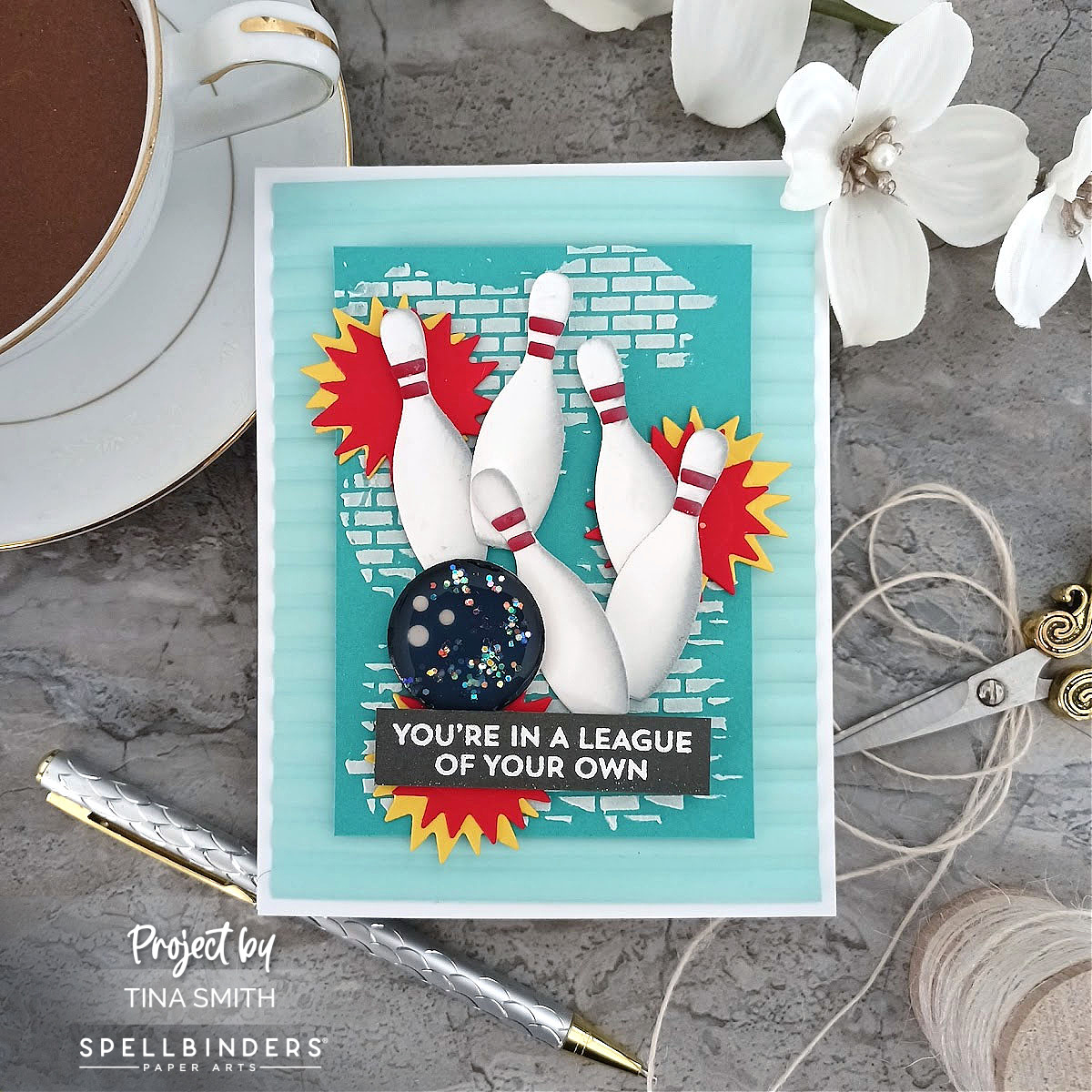 Spellbinders | Game Day Collection | Cards and Coffee Time
