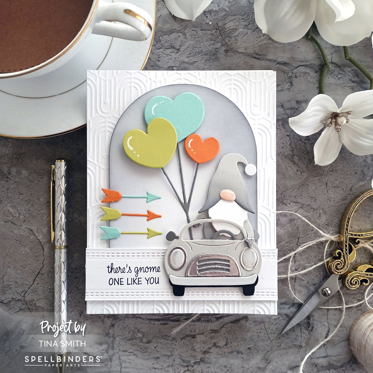 Spellbinders | Gnome Drive Collection | Cards and Coffee Time