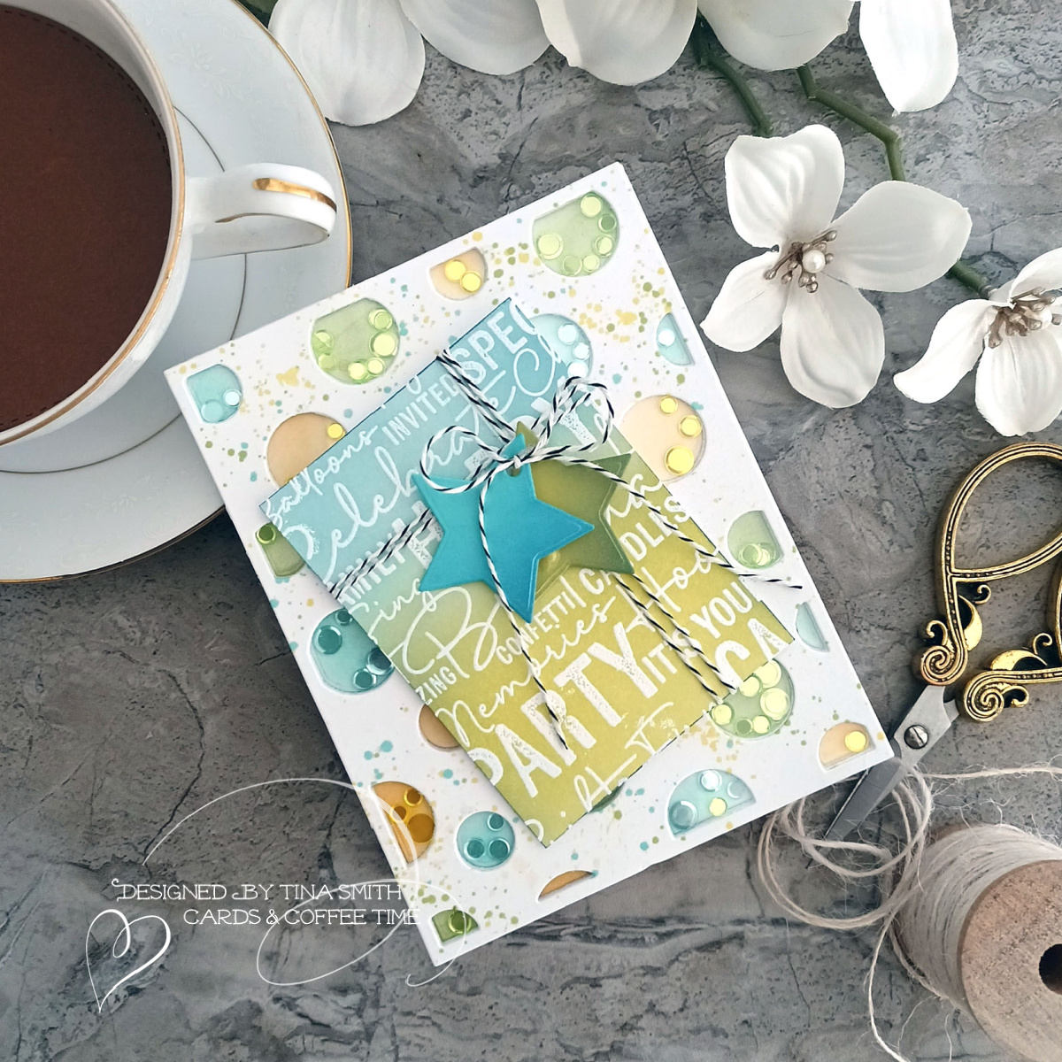 Papertrey Ink – Jumbo Dots Shaker | Cards and Coffee Time