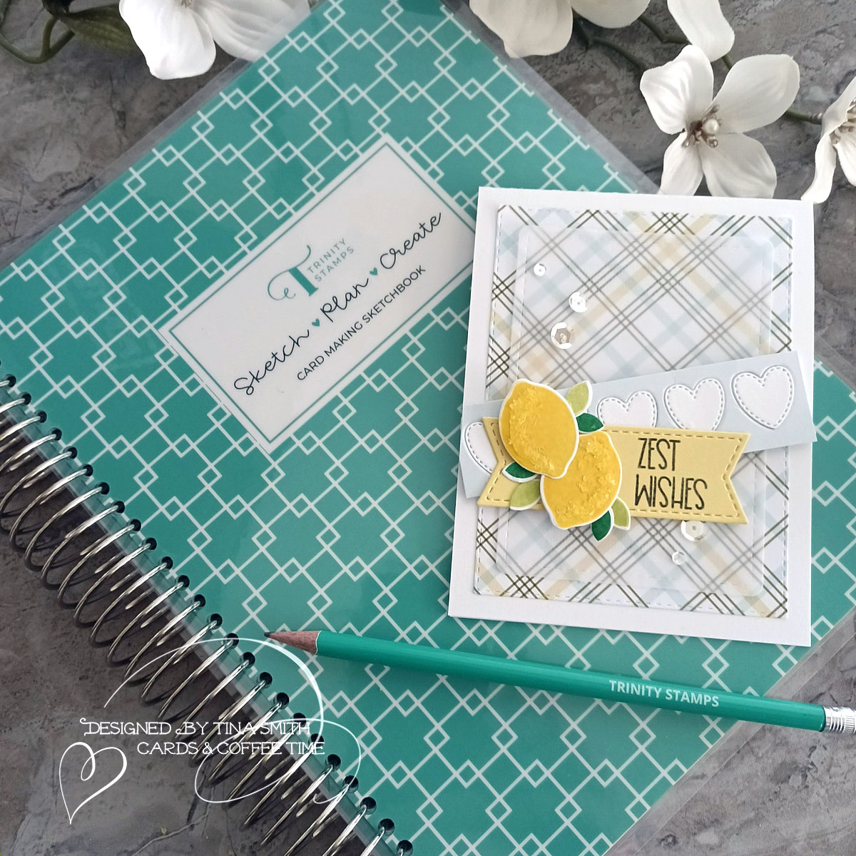 Trinity Stamps | Card Making Sketchbook | Cards and Coffee Time