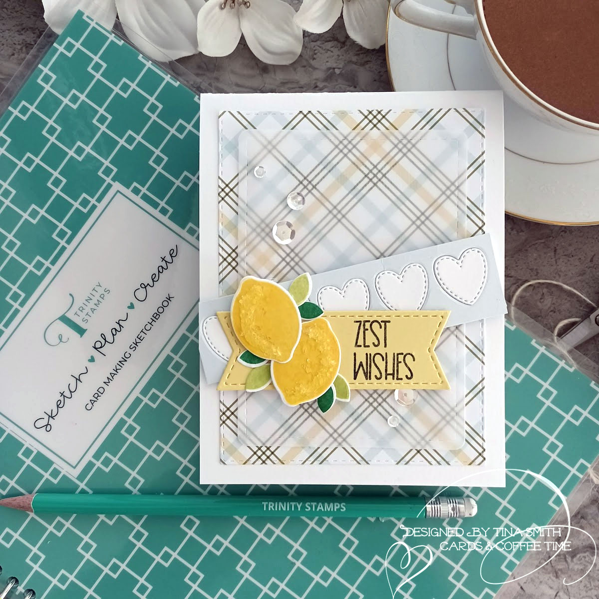 Trinity Stamps | Card Making Sketchbook | Cards and Coffee Time