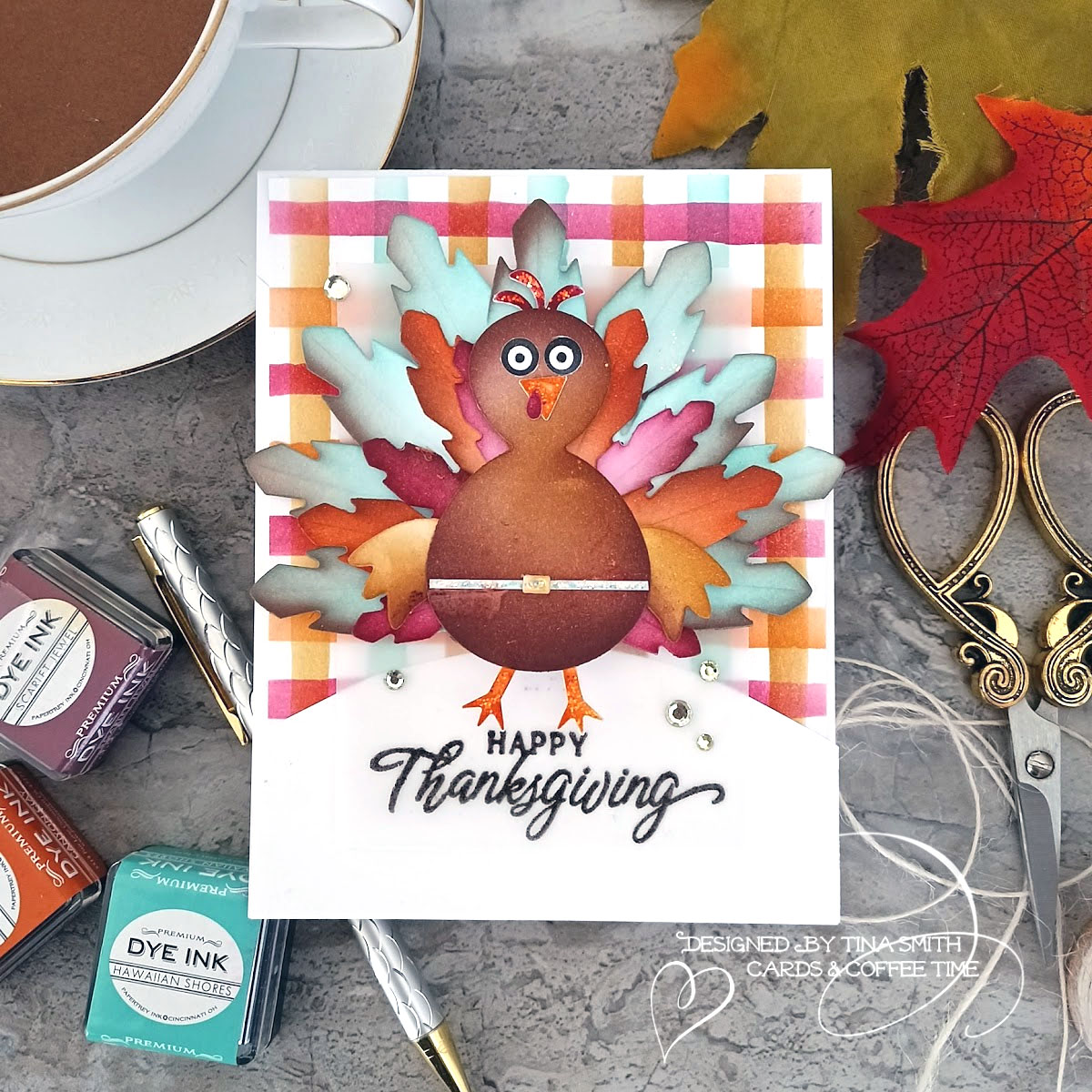 Papertrey Ink – Build – A – Turkey | Cards and Coffee Time