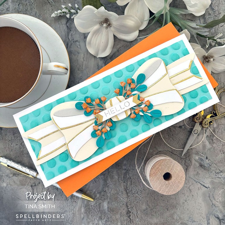 Spellbinders | All Occasion Bow | Cards and Coffee Time